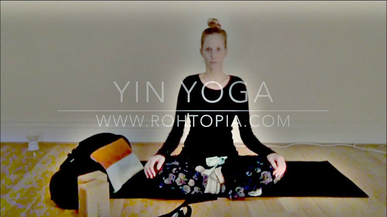 Yin Yoga Class - Full 50 minute sequence - Release you body unwind your ...