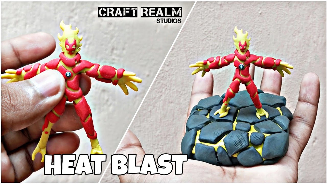 How to Make Heat blast using clay | Clay Modelling - YouTube