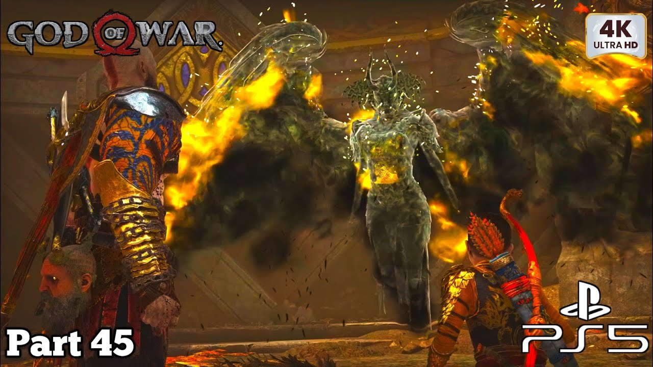 God of War 4 Gameplay(PS5) - Side Quest : Valkyrie Gunnr | Part 45 ...