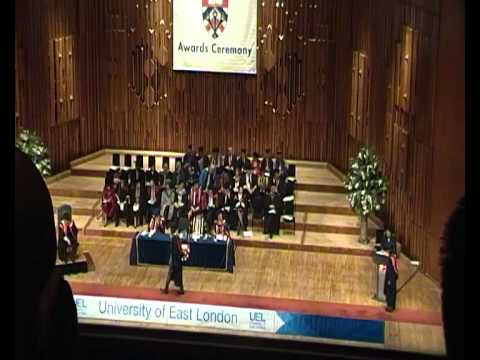UEL graduation ceremony Nov'10 - YouTube