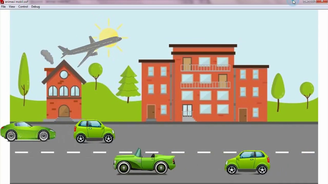 Membuat Animasi Mobil Menyelinap dengan Adobe Flash CS3 - YouTube