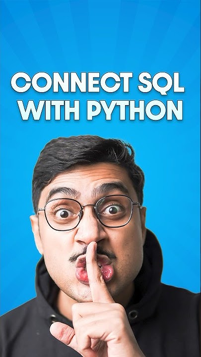 How To Connect With Database Using Python Under 50 Seconds. #coding ...