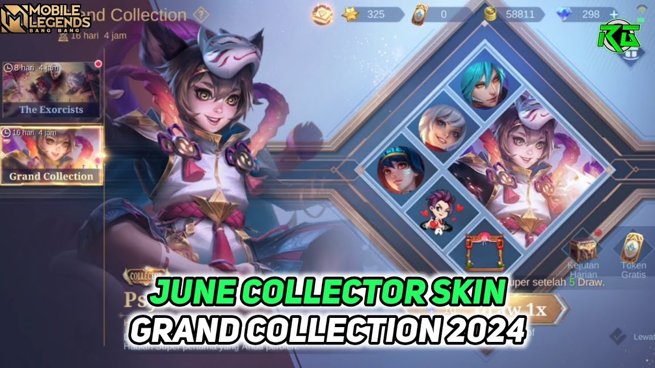 JUNE GRAND COLLECTION | HARITH COLLECTOR SKIN | MOBILE LEGENDS - YouTube