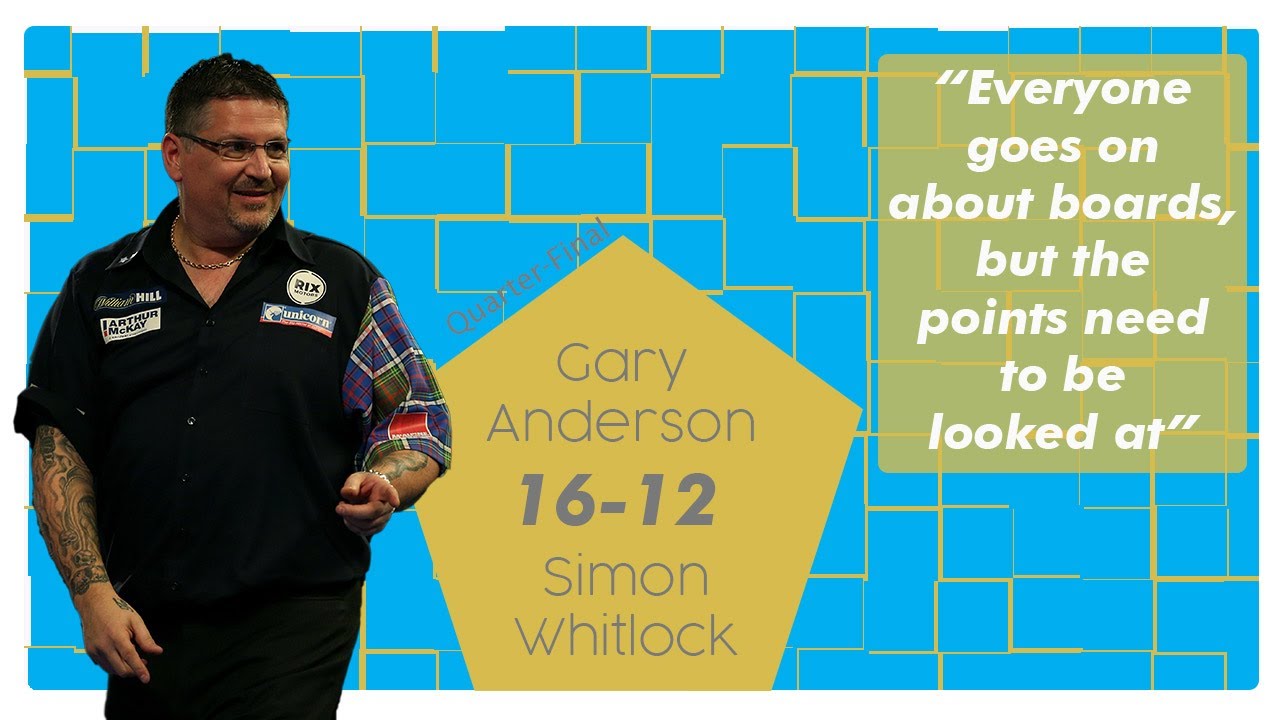 Gary Anderson on Darts Points DAMAGING BOARDS? | "They need to be ...
