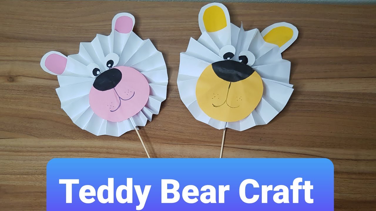 Teddy Bear Craft / Easy Kids Crafts / Art and Craft / 5 minute Crafts ...