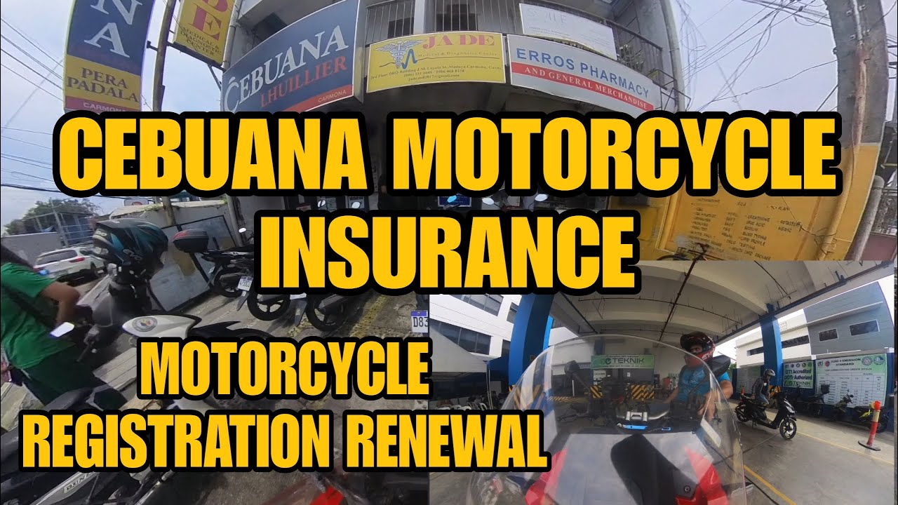 REHISTRO NG MOTOR | CEBUANA MOTORCYCLE INSURANCE - YouTube