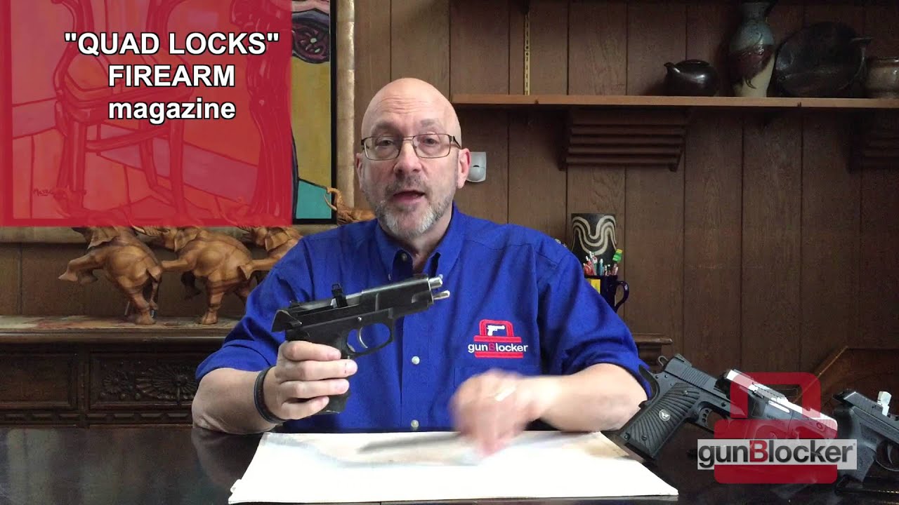 Internal pistol lock from gunBlocker - YouTube