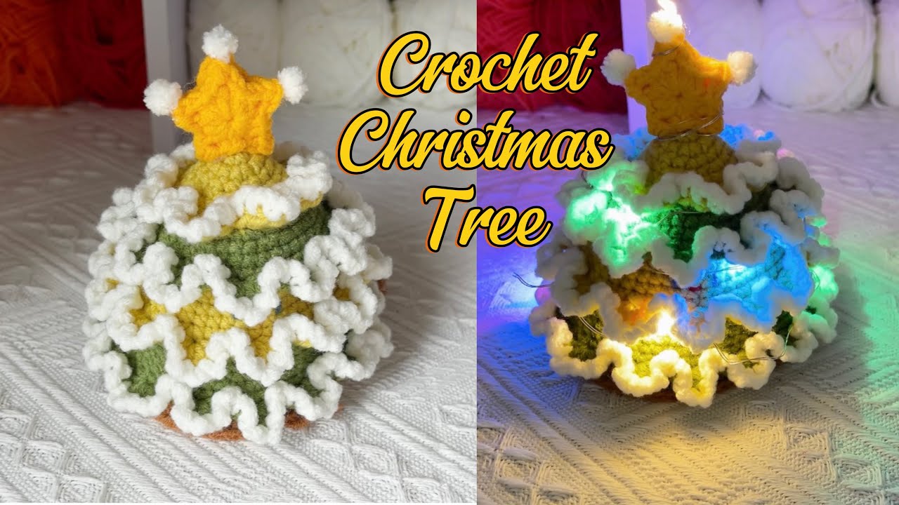 ♥ Crochet Christmas Tree Tutorial | Magic Christmas Tree (Part 1) | 2 ...