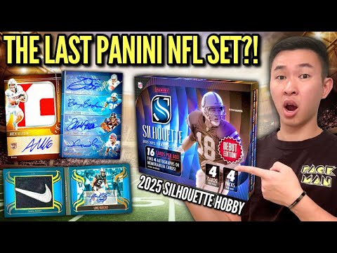 IS THIS PANINI'S LAST EVER NFL RELEASE?! 😳🔥 2025 Panini Silhouette Football Hobby Box Review x2