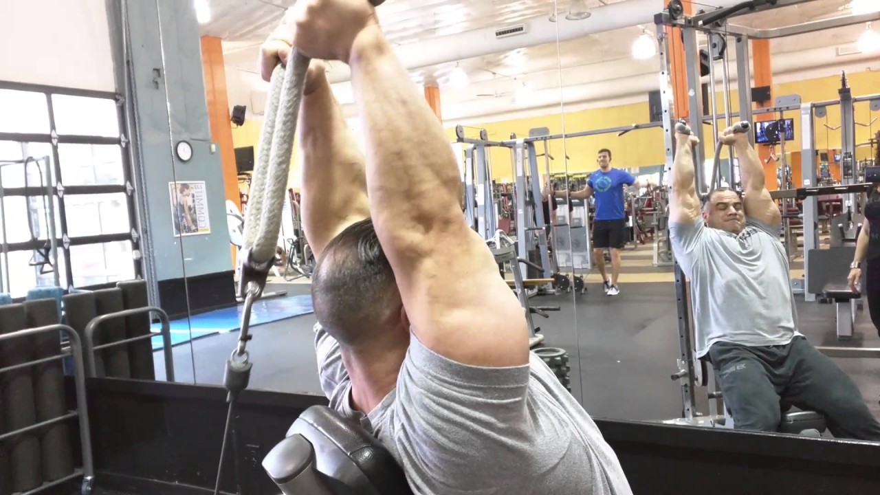 Seated Rope Triceps Extensions 3.11.17 - YouTube