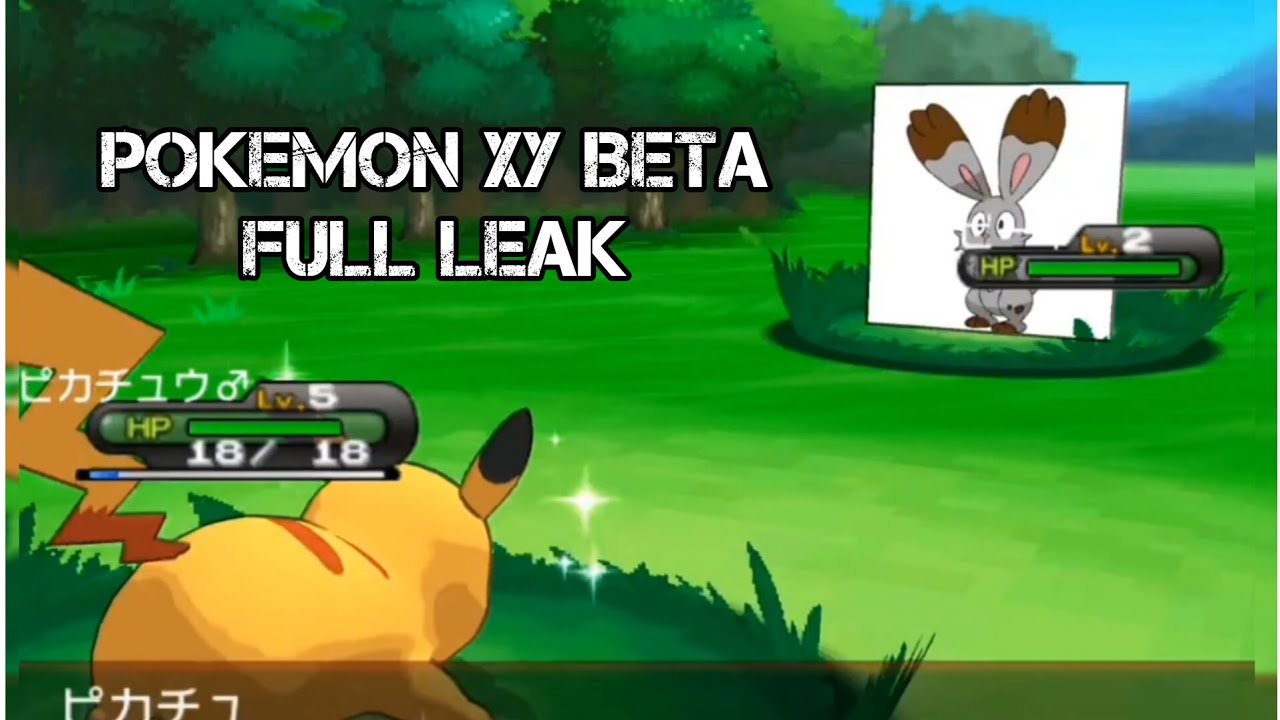 Pokemon XY Beta Complete Leak! #pokemonleaks #pokemonleak #pokemonxy ...