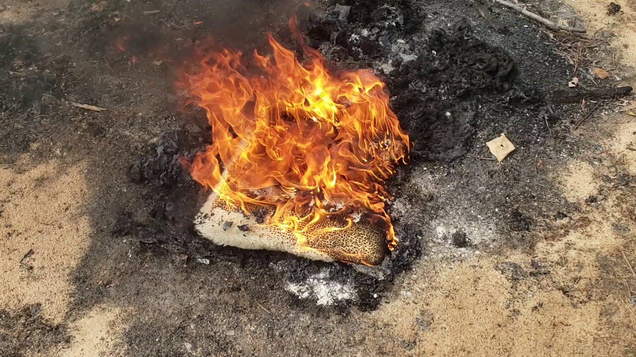Burning Stuff 762: Fur Pillow - YouTube