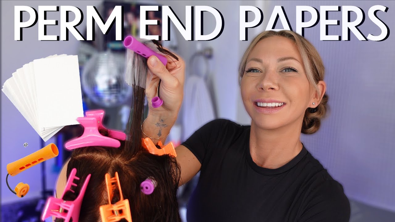 perm end paper theory & techniques: double, single & bookend - YouTube