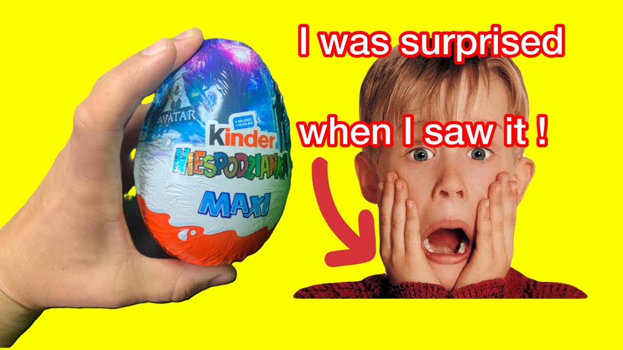Kinder surprise maxi avatar / Toy Unboxing Extravaganza - YouTube