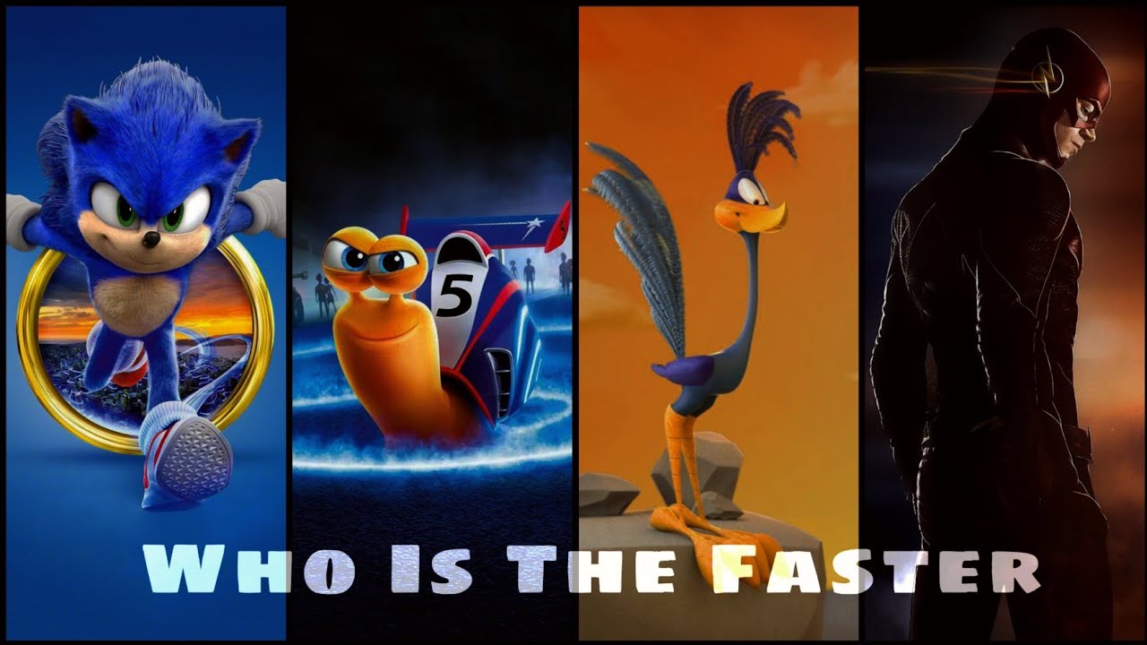 Who is The Faster | Sonic | Turbo | Road Runner | Flash - YouTube