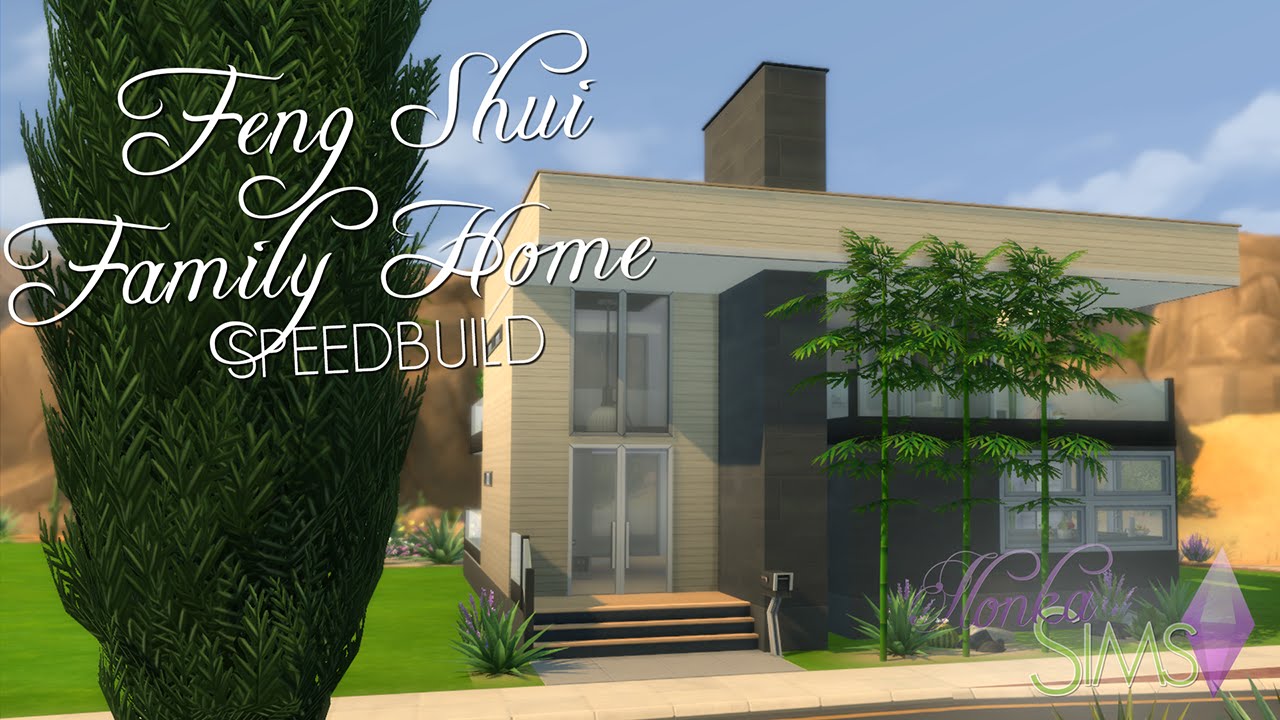 The Sims 4 Speed Build - Feng Shui Family Home - YouTube