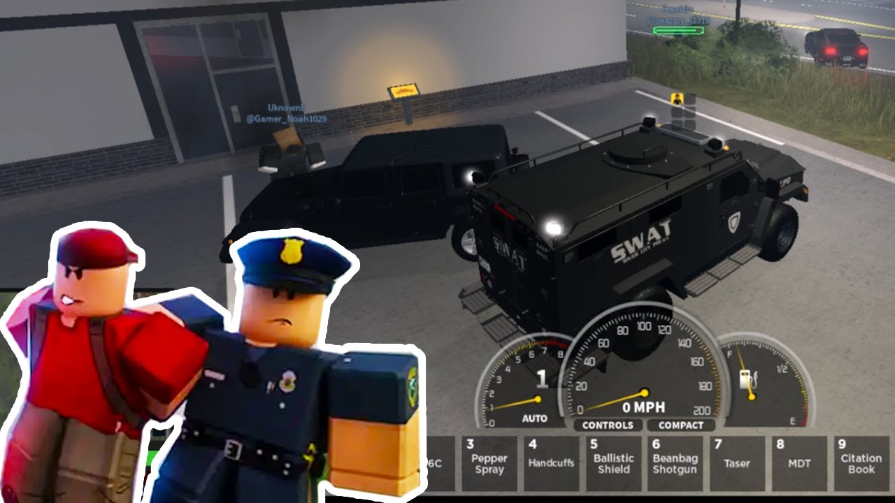 Playing As SWAT In Emergency Response (ERLC Roblox Gameplay) - YouTube