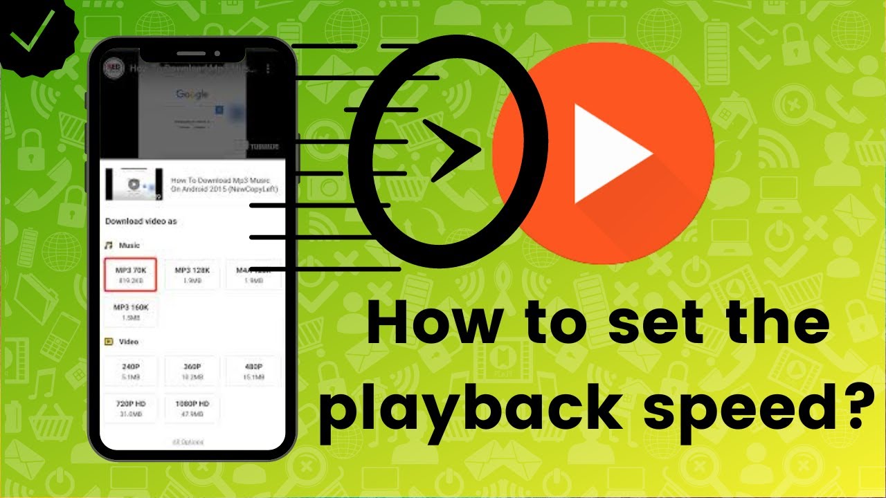 How to set the playback speed on MP3 Downloader-YouTube Player? - YouTube