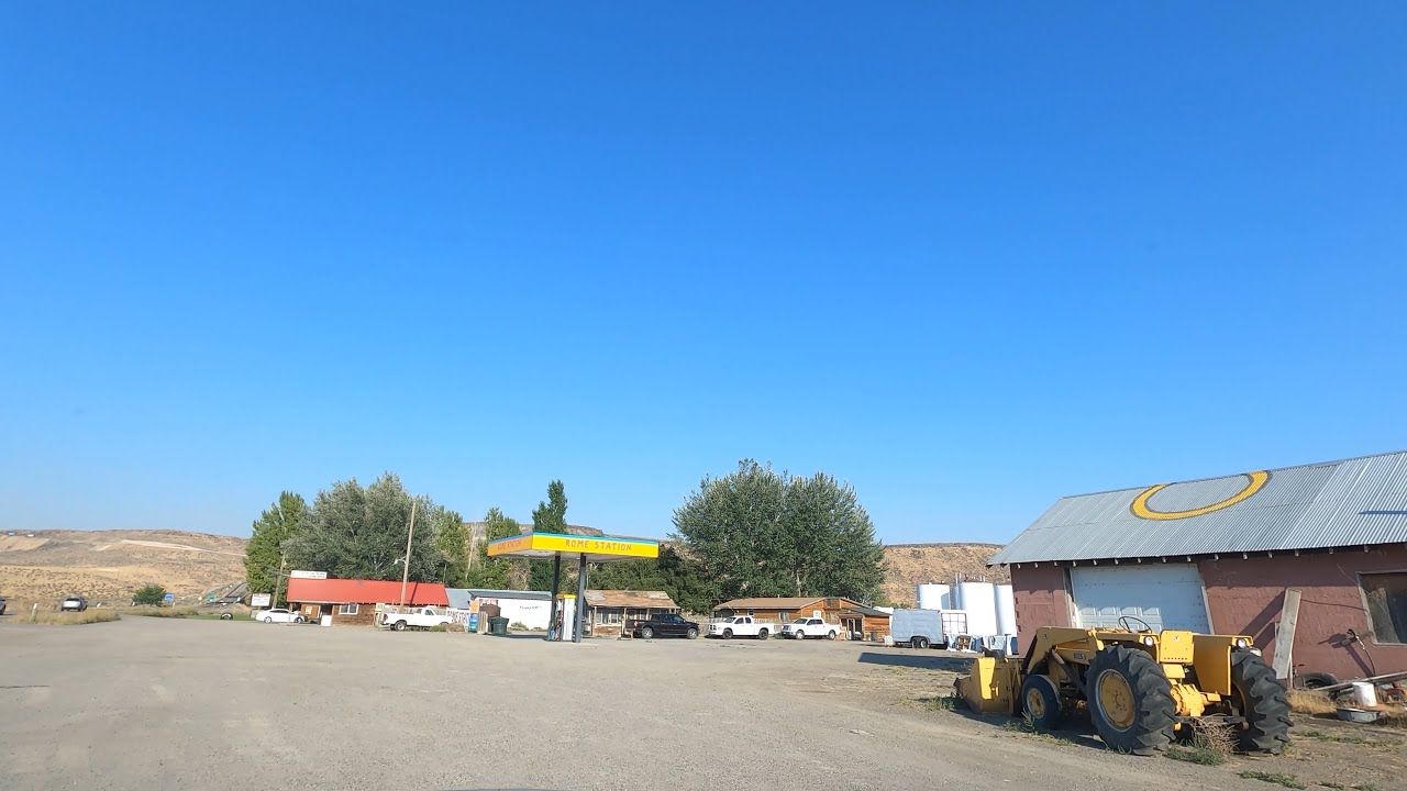 Burns to Rome, Oregon | Rome Station is an Oasis in the Owyhee's - YouTube