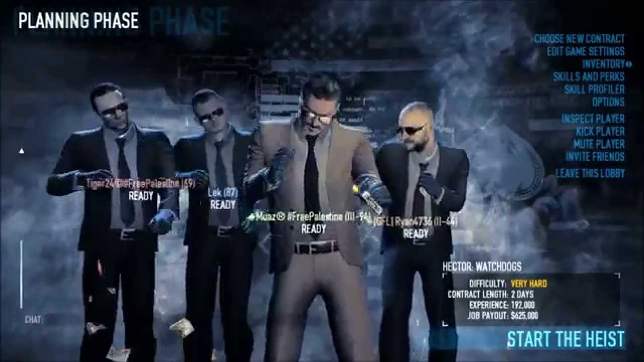 Payday 2 - Dancing in the lobby! - YouTube