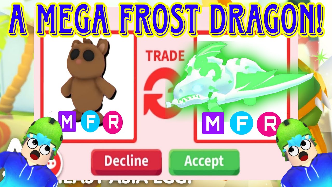 Trading our first Mega Neon Tarsier In Adopt Me - YouTube