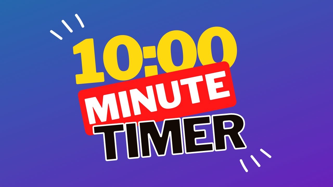 10 minute timer - YouTube