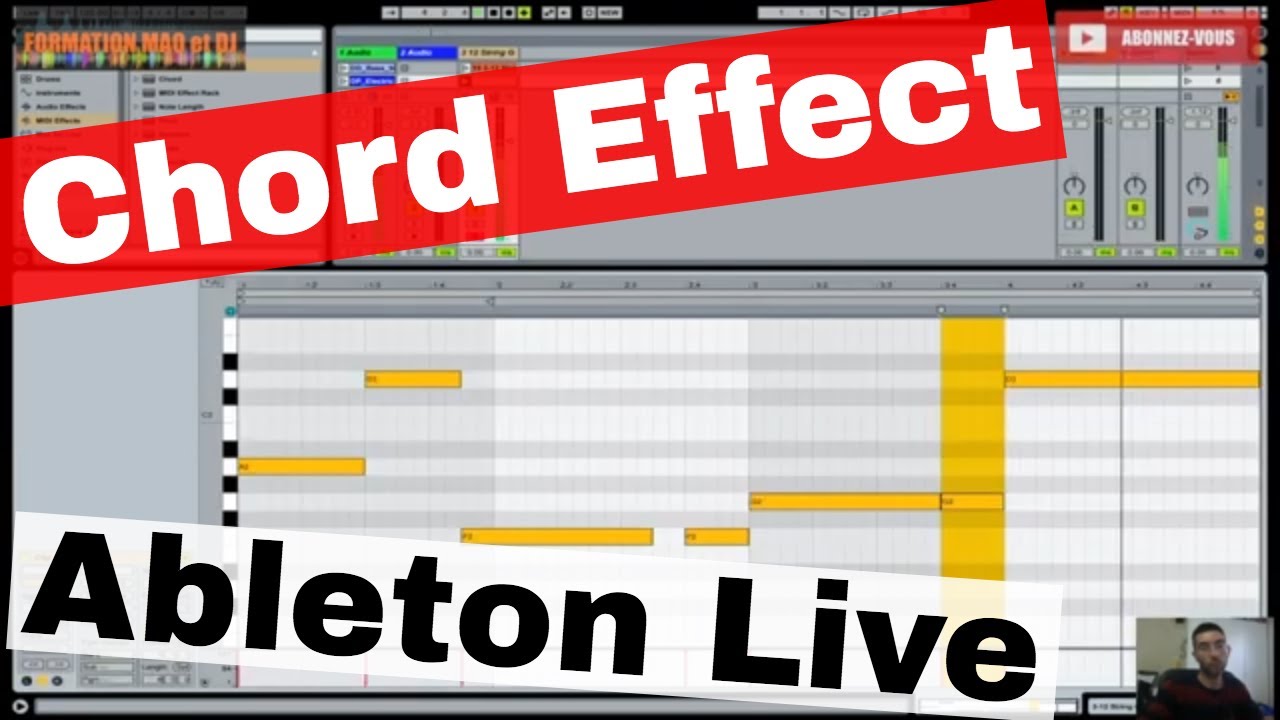 Tuto Ableton - Midi Chord Effect (Ableton Live Tutorial) - YouTube