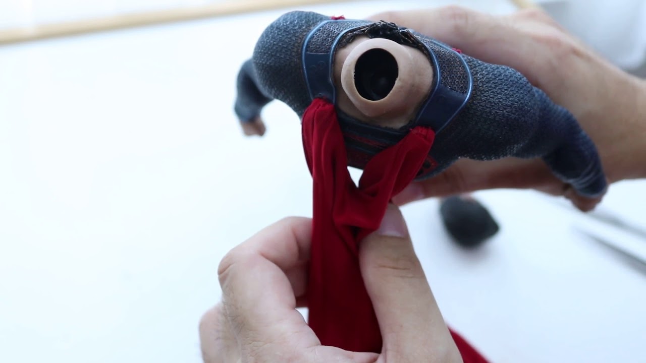 SUPERMAN BVS CUSTOM CAPE INSTALLATION TUTORIAL (PART 1) - YouTube