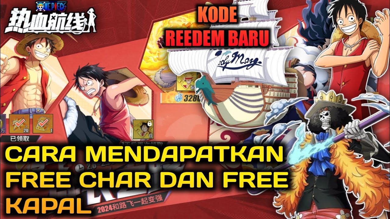 CARA MENDAPATKAN FREE CHAR DAN FREE KAPAL | One Piece Fighting Path ...