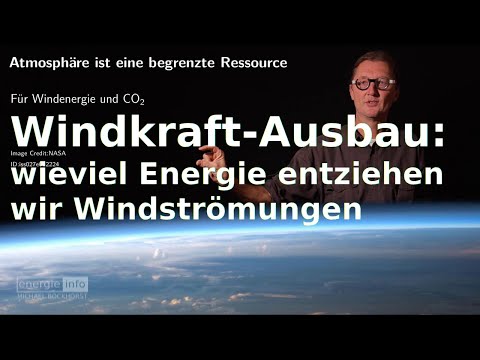 Windkraft-Ausbau - wieviel Energie entziehen wir Windströmungen? VID2020-022