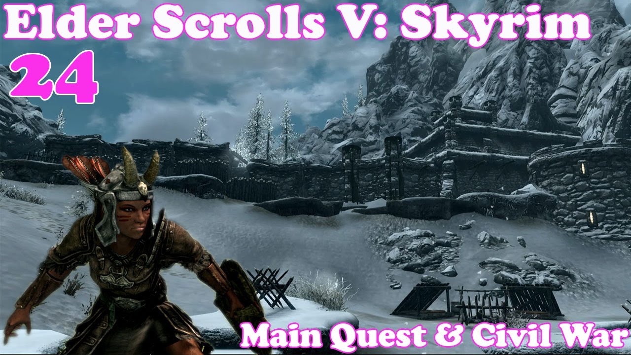 Sneaky Rescue at Fort Kastav - part 24 - Elder Scrolls V: Skyrim - YouTube