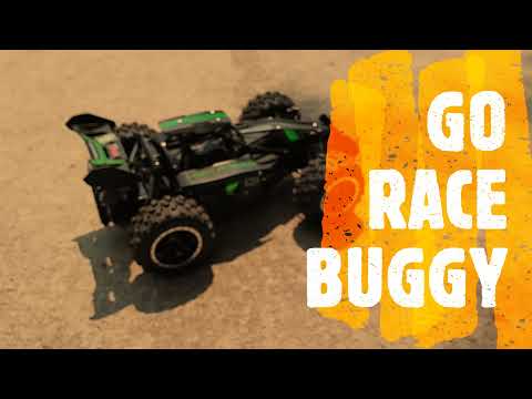 READY GO RACE RC 1/18 RACING BUGGY PART 2 OUTDOOR TEST CHEAP RC ALL-TERRAIN / NEW SAFETY CONE TEST