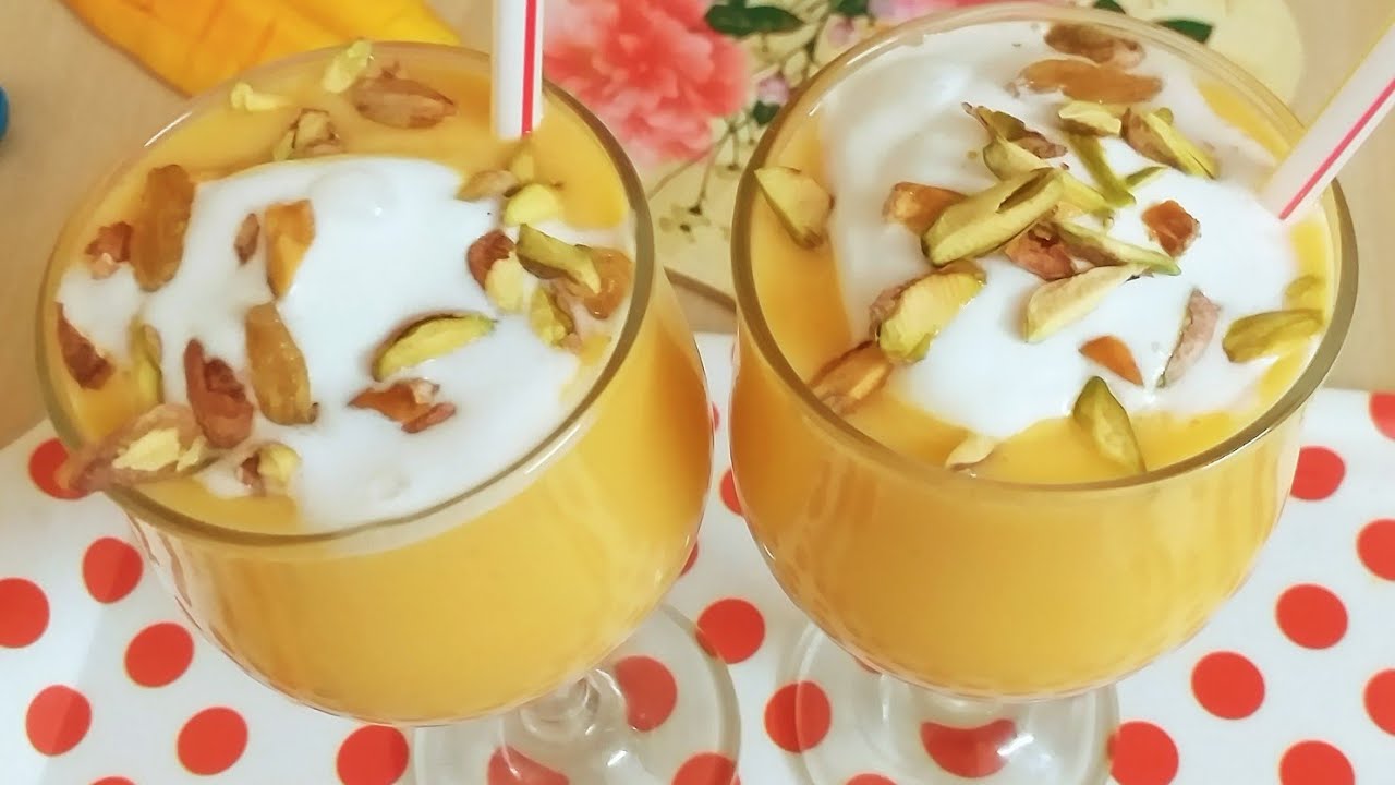 Mango Shake | Mango Vanilla Shake | Summer Refreshing Drink |Tasty ...