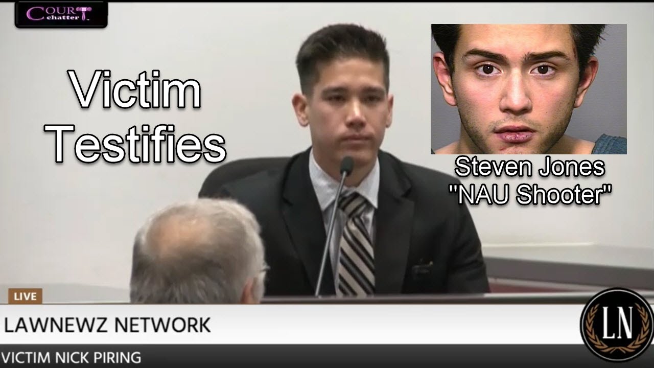 Steven Jones "NAU Shooter" Trial Day 1 Part 2 (Victim Nick Piring ...