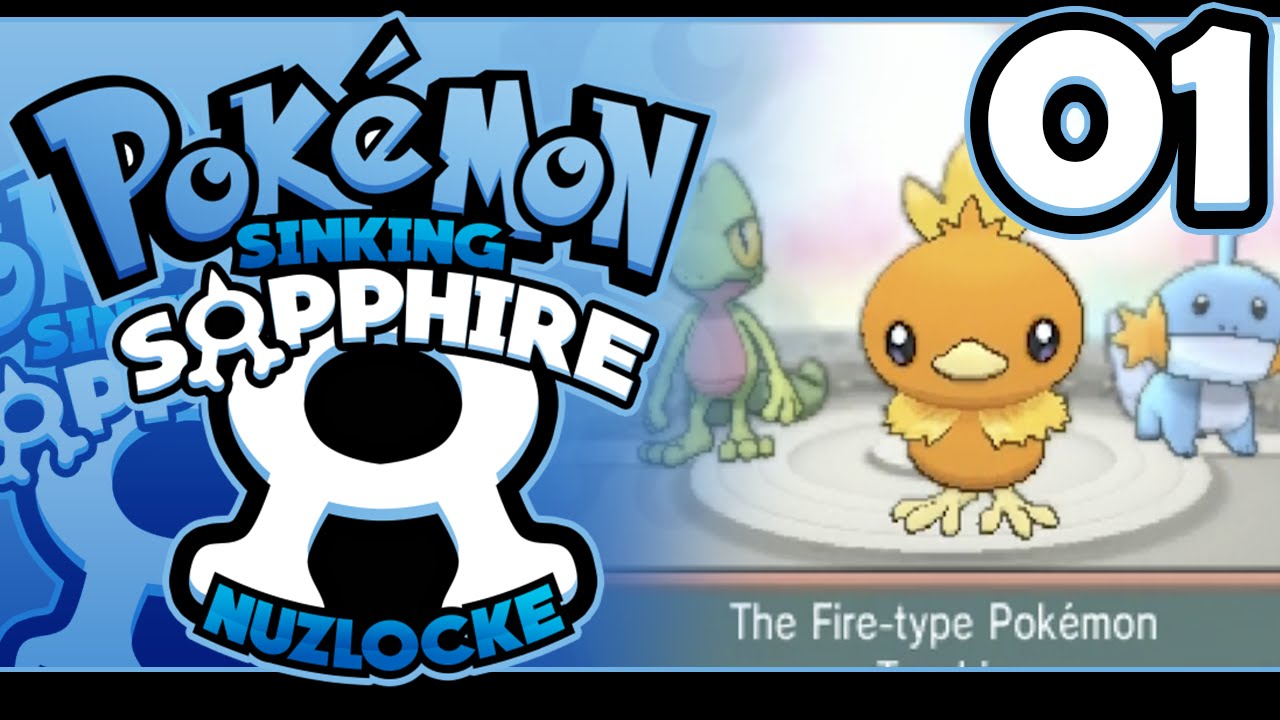 FIRST!!! | Pokemon SINKING Sapphire Nuzlocke | 3DS Drayano ROM HACK ...