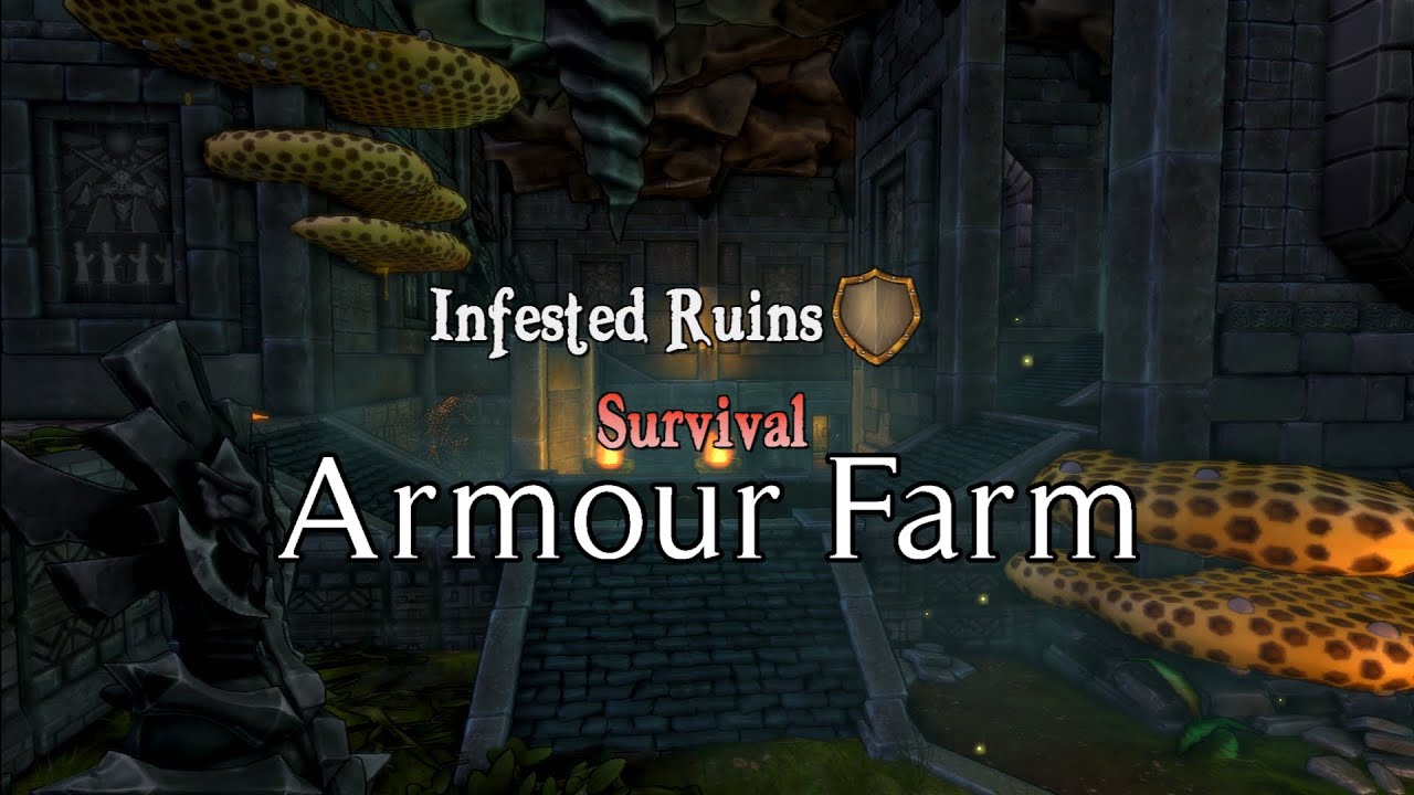 Dungeon Defenders - Infested Ruins Armour Farm - YouTube