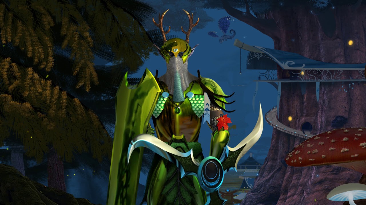 Night Elf guard, world of warcraft - YouTube