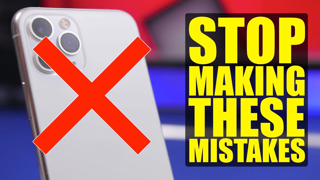 10 iPhone Mistakes You Need To STOP Making NOW ! - YouTube