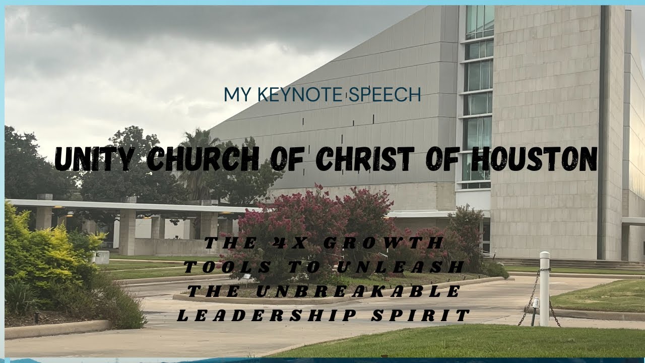 Today, Sunday, August 4th, 2024, keynote speech at the Unity Church of ...