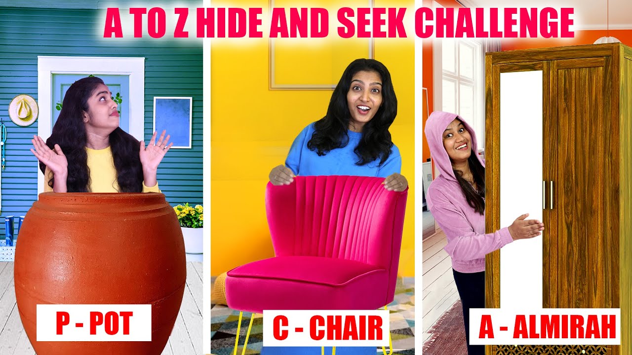 A TO Z HIDE AND SEEK CHALLENGE 🤩 | PULLOTHI - YouTube