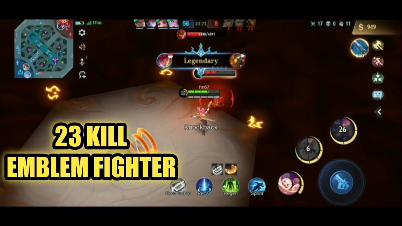 Mobile Legends EPIC ABADI kill 23 still stiff fighter emblem - MLBB ...