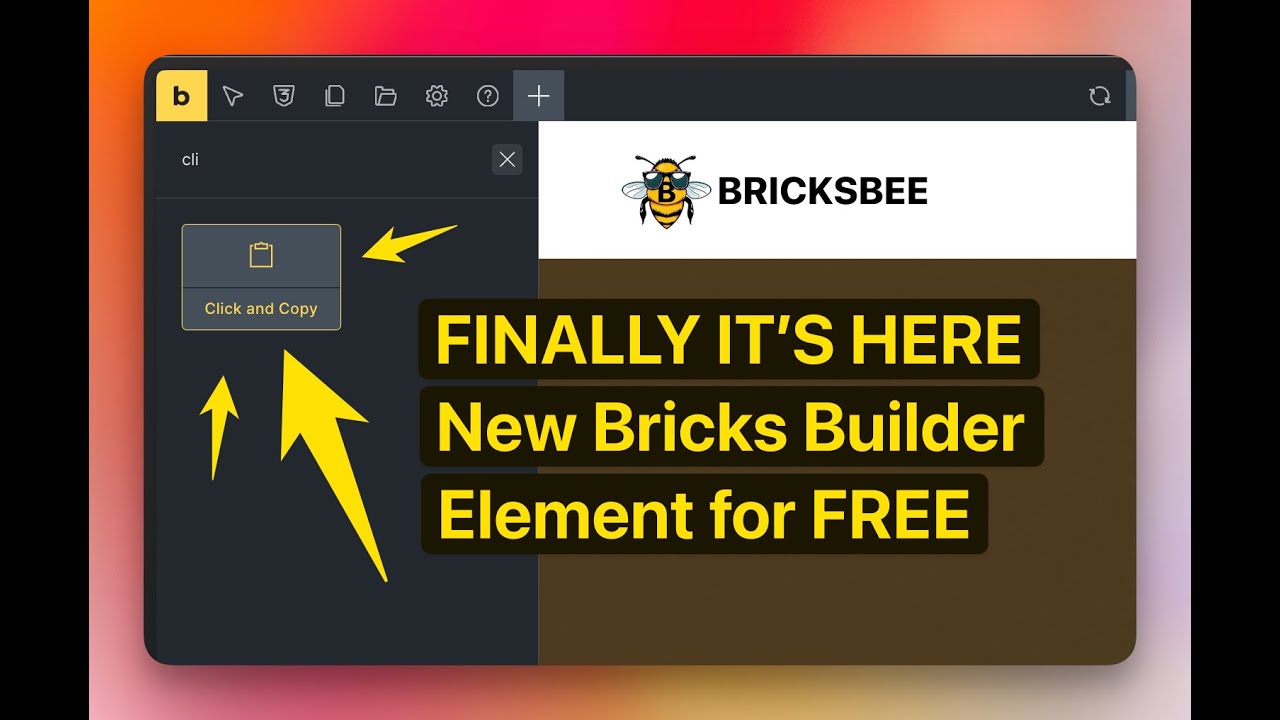 BricksBee: Click and Copy Element for Bricks Builder - YouTube