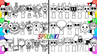 Incredibox Sprunki Coloring Pages How To Color Sprunki Phase 1 Vs Phase ...