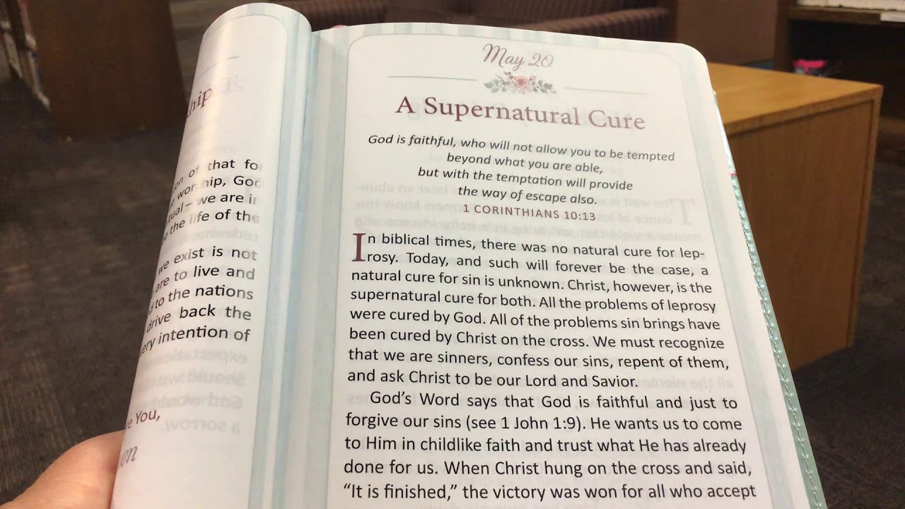 May 20 Daily Devotional “A Supernatural Cure” - YouTube
