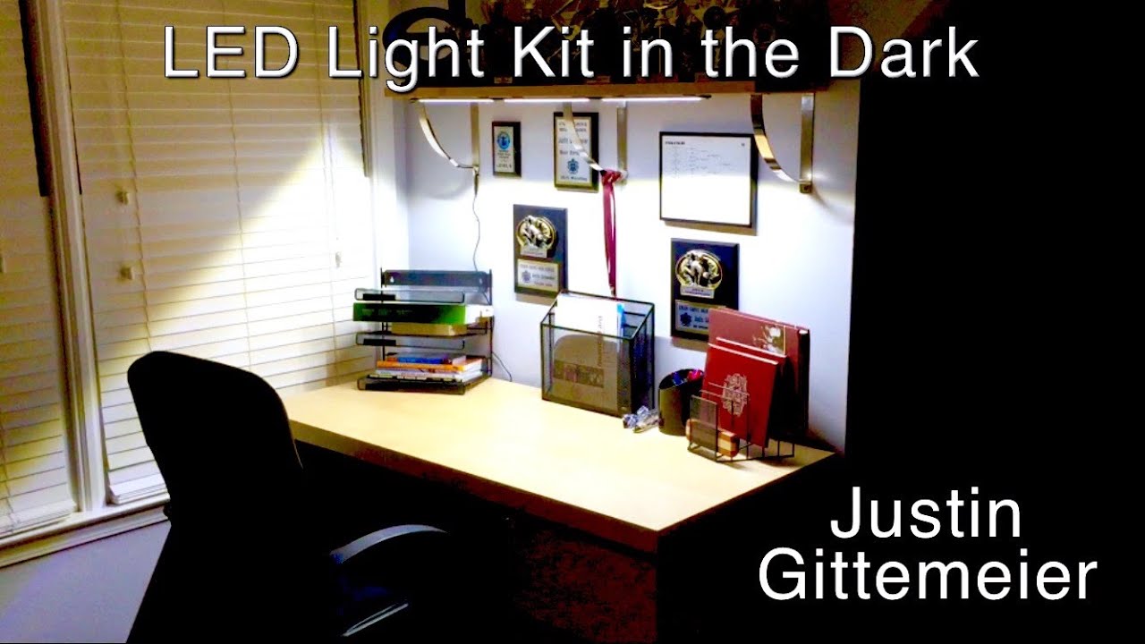 LED [3 Panel Kit] Desk Light First Test / (Cheap LED Lighting) [KTFG ...