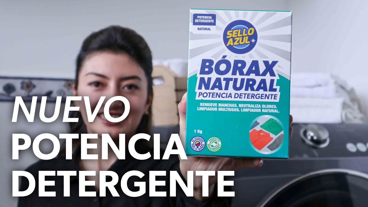 Bórax Natural Potencia Detergente Sello Azul [NUEVO] 😎☝️ - YouTube