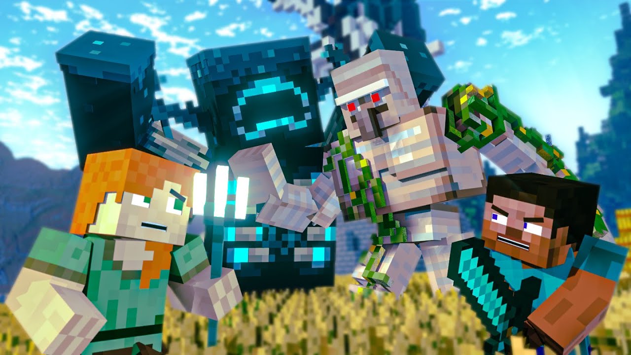 WARDEN ATTACK : FULL EPISODE - Alex and Steve Life (Minecraft Animation ...