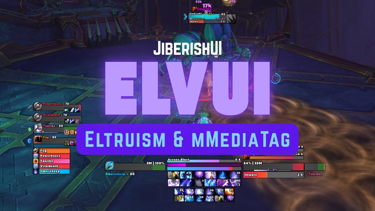 Impure Darkmode ElvUI Profile World of Warcraft UI - YouTube