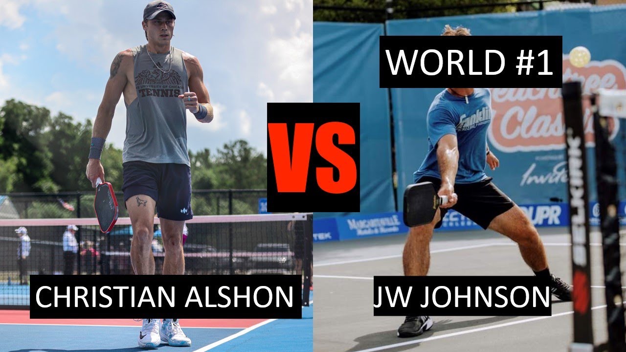 I played THE BEST pickleball player in the world! (ME vs JW JOHNSON ...