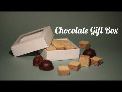 Chocolate gift Boxes with Lid - How to DIY - YouTube